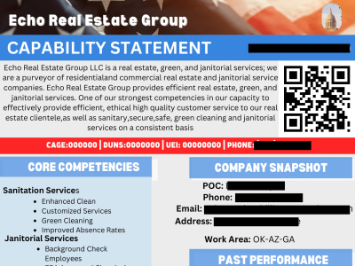 A Federal Contracting Company Capability Statement | Upwork