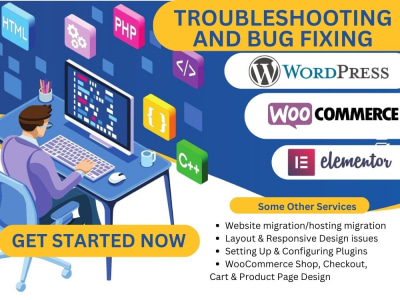 WordPress theme, plugin errors, bugs, white screen, Critical errors Fixed | Upwork