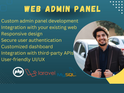 Web Admin Panel | Customized Dashboard | API | Upwork