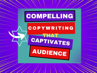 Sales driven copywriting and attention-grabbing copy, and email copy ...
