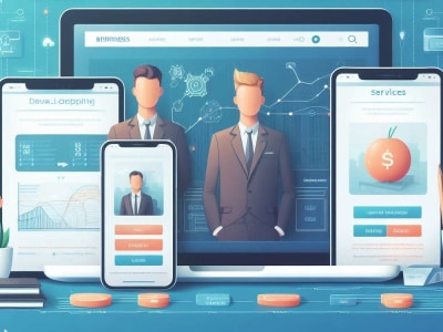 A landing page based on Blazor | Upwork