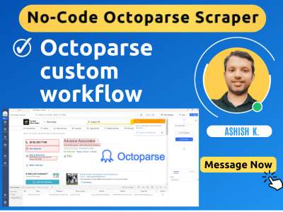 Octoparse Web Scraping Workflow Within 24 Hours | Upwork