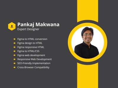 Figma to HTML | Responsive Design | Bootstrap | HTML | CSS | Website Design | Upwork