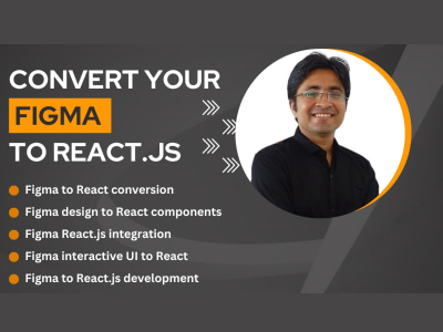 Figma to Reactjs | ReactJS | Next.js | ReactJS development | ReactJS Design | Upwork