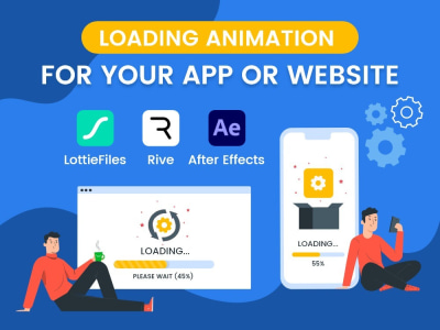 Loading Animation Lottie GIF Animated Loading Animation for Website and ...