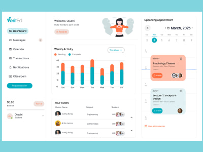 Professional Web App, SAAS App, Dashboard UI/UX Design | Upwork