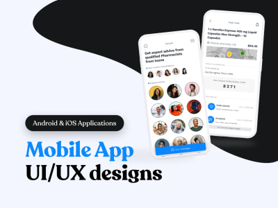 An expert UI/UX Mobile App Design, wireframe and prototype in Figma | Upwork