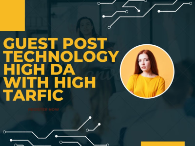 A da technology guest post with high authority technology backlink | Upwork