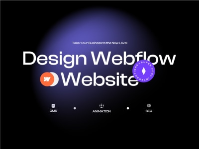 Perfect Webflow website with Custom Animation | Upwork
