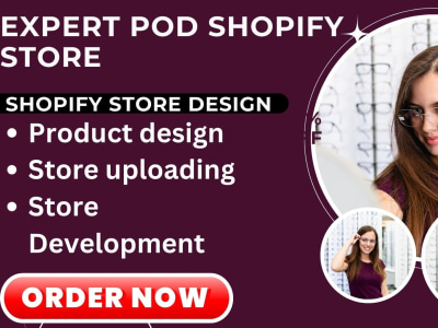 Design and redesign shopify pod store shopify customization shopify ...