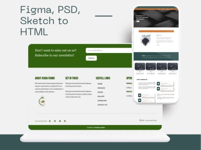 Figma, PSD, Sketch to HTML, CSS, and Bootstrap | Upwork