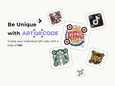 Unique QR Code Art | Upwork