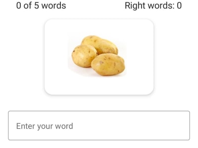 Game gues word scrambled words and game gues work on pictures. ("Annete") | Upwork