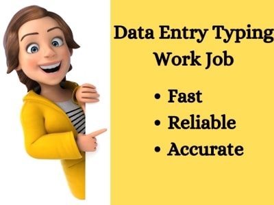 Data entry typing work | Upwork