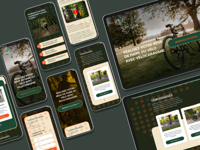 Unique, NOT Template Landing Page Design | Upwork