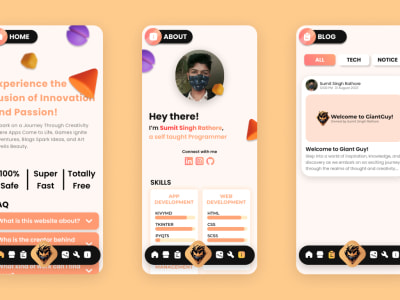 Responsive website or mobile/desktop app design in figma or adobe xd ...