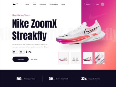 Responsive hero section designed in Figma | Upwork