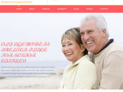 Old Age Home Management Management System Project (Using PHP & MYSQli ...