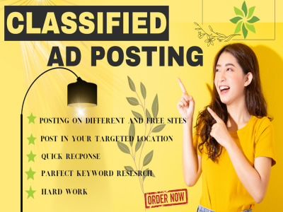 Post classified ads on top classified ad posting sites | Upwork