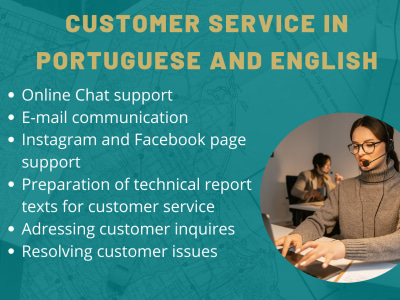 A personalized Customer Service in Brazilian Portuguese & English | Upwork