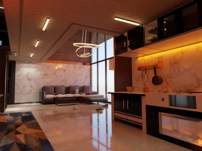 A beautiful Interior Design / Environment Design in 3D | Upwork