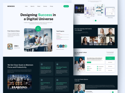 Creative, Responsive Website, Landing Page UI/UX Design in Figma | Upwork