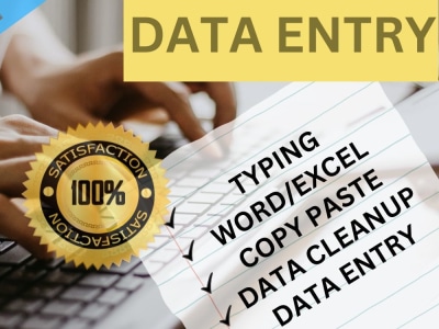 Your data entry done for you with precision | Upwork