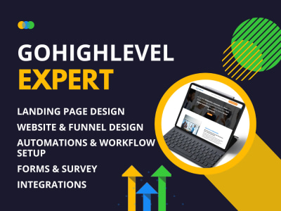 An animation,l funnel, Website, Automation and workflow, Domain ...