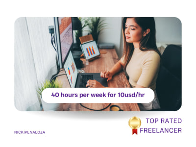 40-hour per week Virtual Assistant | Upwork