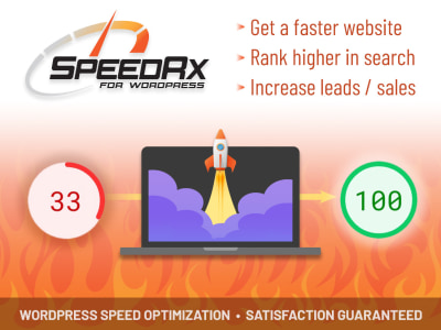WordPress speed optimization service for your slow website | Upwork