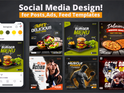 Social Media Graphics Designs for Posts, Ads, campaigns on Insta ...