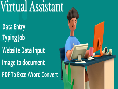 Fast data entry, manual typing, converting PDF to Word and Excel | Upwork