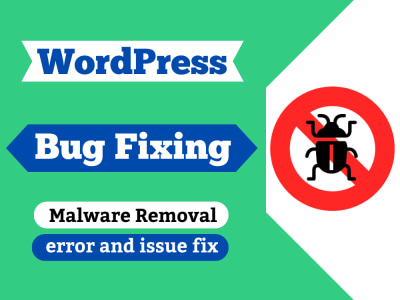 Fix wordpress issue bug fix or error and remove malware | Upwork