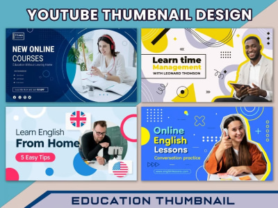 Professional, attractive thumbnail designer Youtube video thumbnail ...