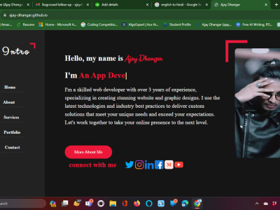 Dynamic and Interactive Personal Portfolio Website for Web Development ...