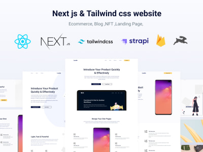 A website built using Next.js with Strapi Headless CMS | Upwork
