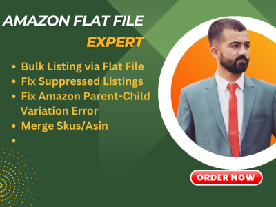 Amazon Flat File Bulk Listing, Fix Amazon Variation Error via Fla File | Upwork