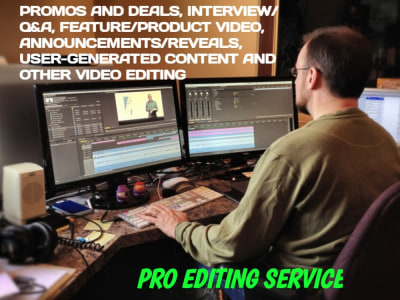 A professional video editing service I Video Production I Motion Graphics | Upwork