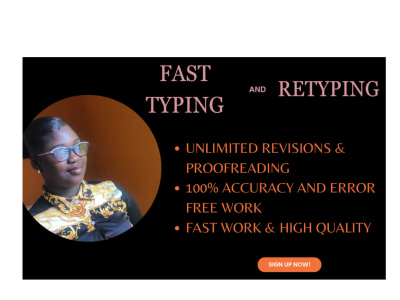 Fast typing projects and retyped pages | Upwork