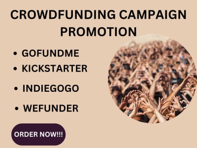 Crowdfunding Campaign Creation|Crowdfunding Promotion| Kickstarter ...