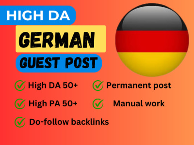 A guest post on German websites, I will post your article on German ...