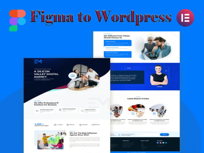 Figma to Wordpress website using elementor | Upwork