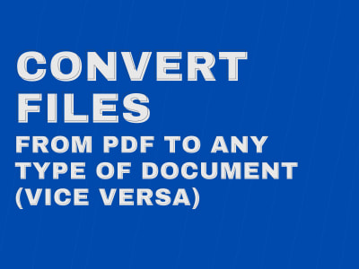 High-quality document conversion services for all your project needs ...