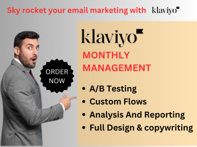 High conversion email flows in klaviyo | Upwork