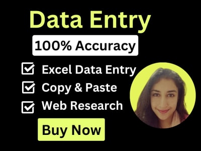 Data entry, web research, web scraping and copy paste | Upwork