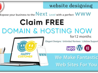 Fantastic Web Development with free domain and hosting | Upwork