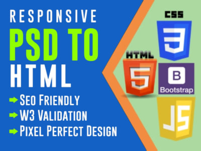 Figma to HTML | PSD to HTML | Bootstrap | Tailwind CSS | Jquery |JavaScript | Upwork