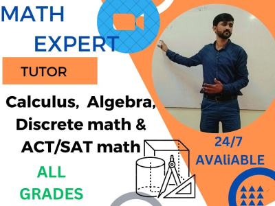 An expert math tutor in calculus, Algebra, Discrete math & ACT/SAT math ...