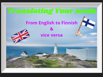 A perfect translation from English to Finnish! | Upwork