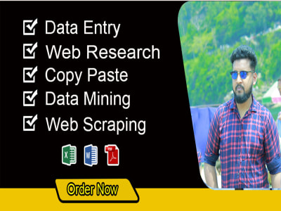 Data entry, web scraping, copy paste, web research, | Upwork
